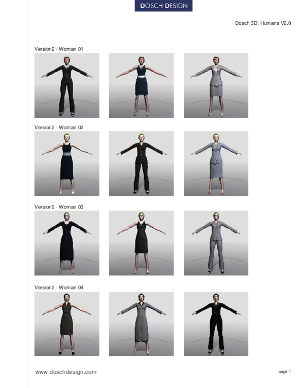 DOSCH DESIGN - 3D models, textures, HDRI, audio and viz-images